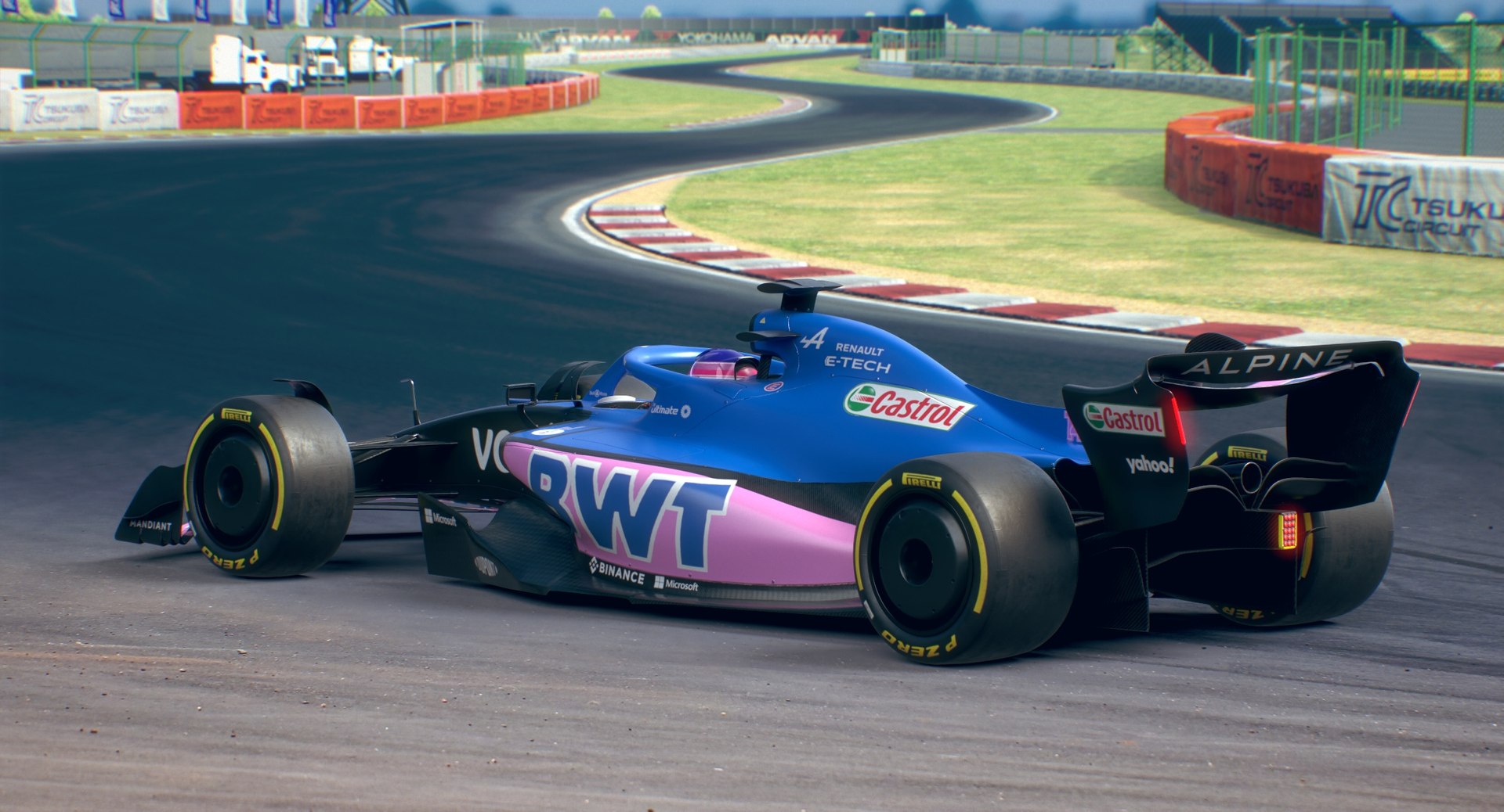 3D BWT Alpine A522 F1 Team Season 2022 Race Car model - TurboSquid 1891391