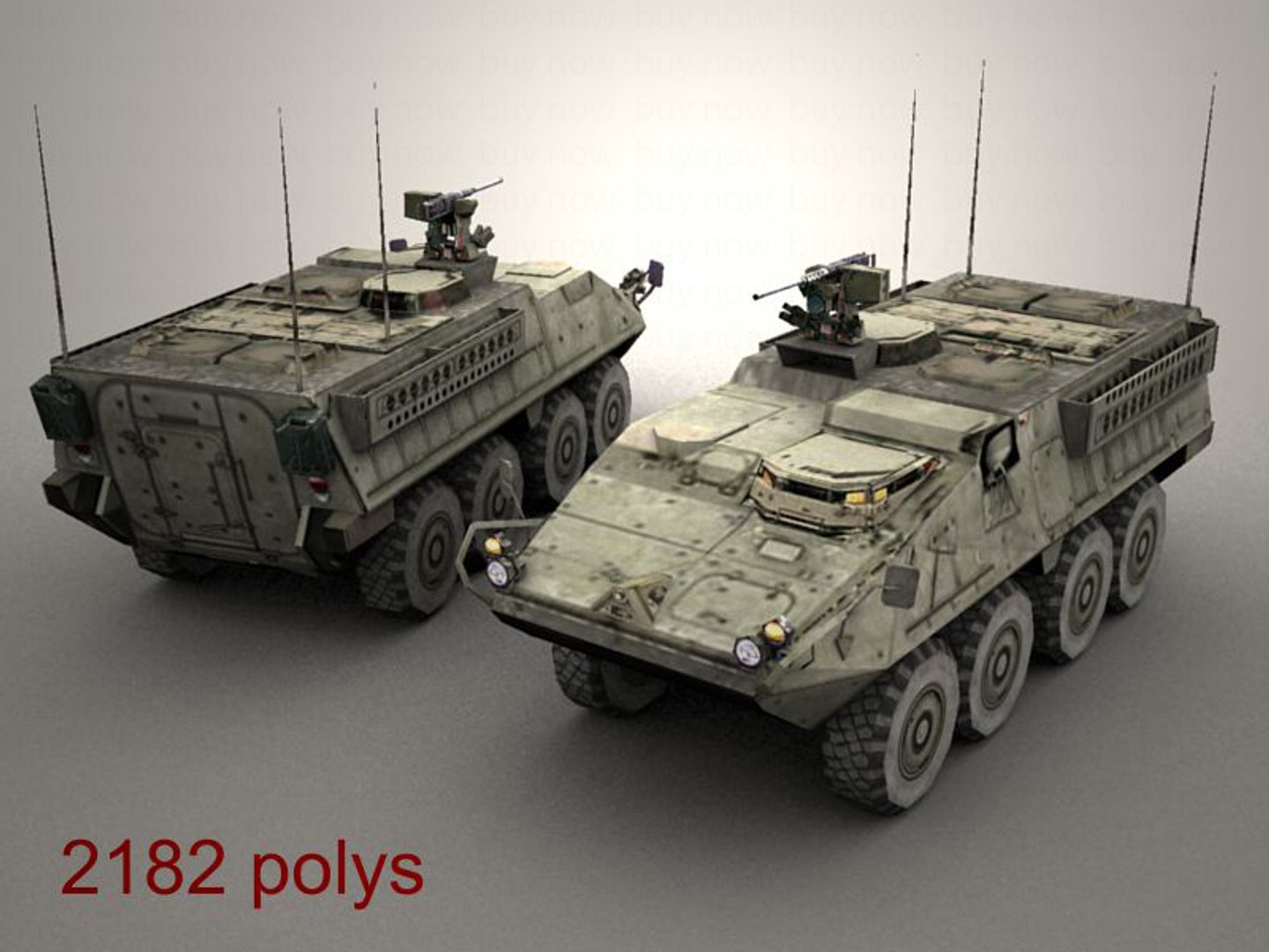 3ds Max Openflight Army Stryker Icv
