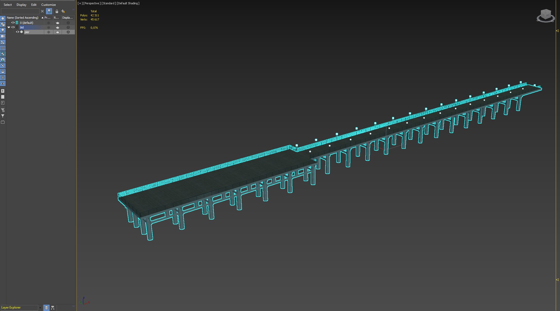 Pier Bridge 3D Model - TurboSquid 1715951