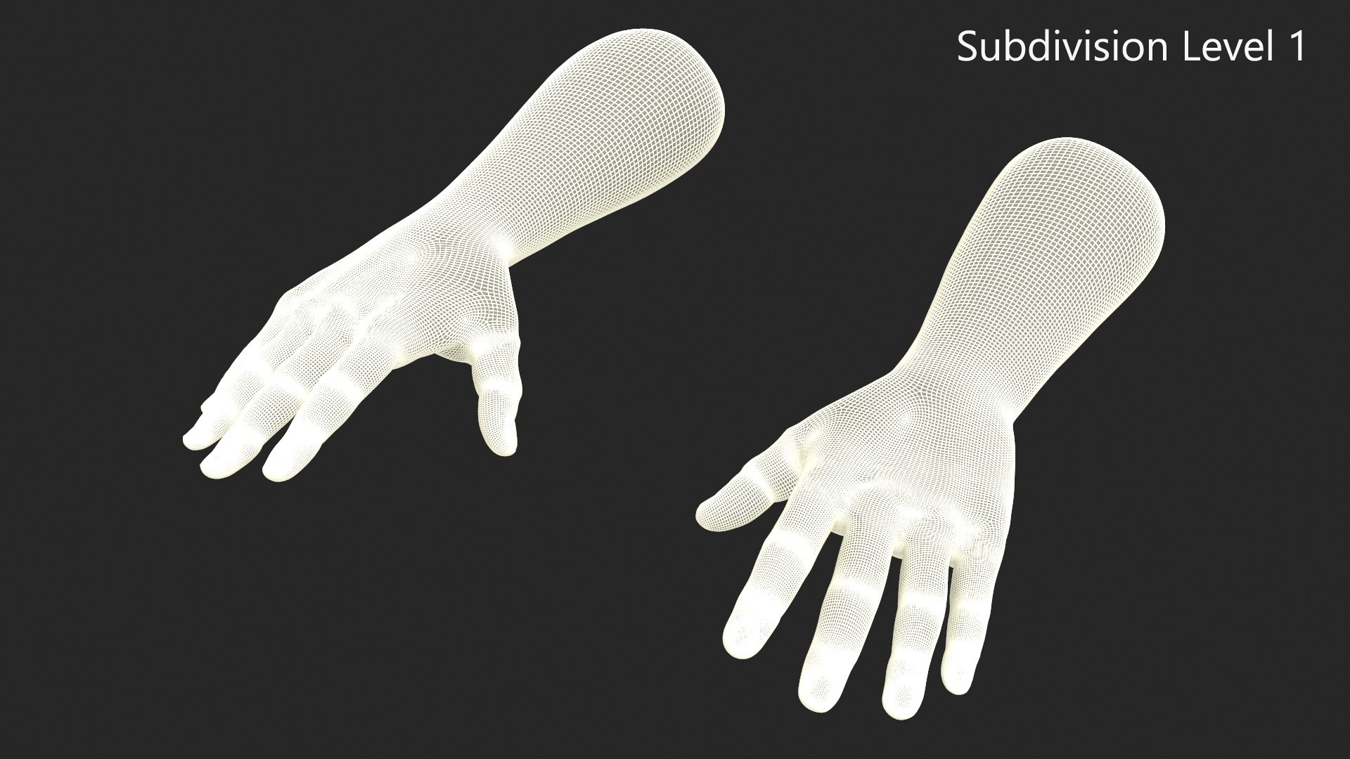 3D Afro American Male Hands Base Pose Model - TurboSquid 2169057