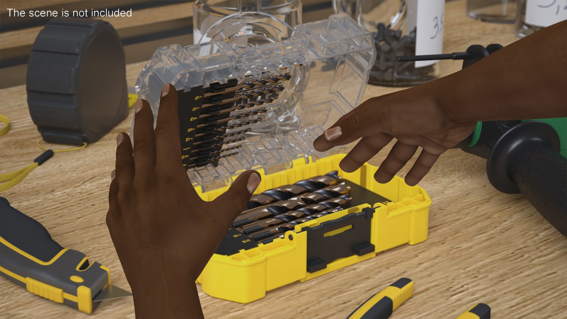 3D Afro American Male Hands Base Pose Model - TurboSquid 2169057