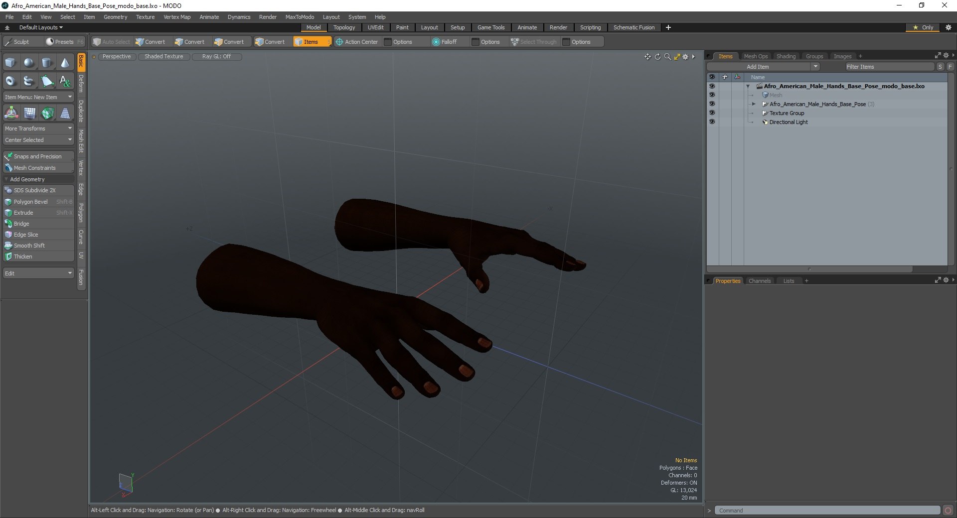 3D Afro American Male Hands Base Pose Model - TurboSquid 2169057