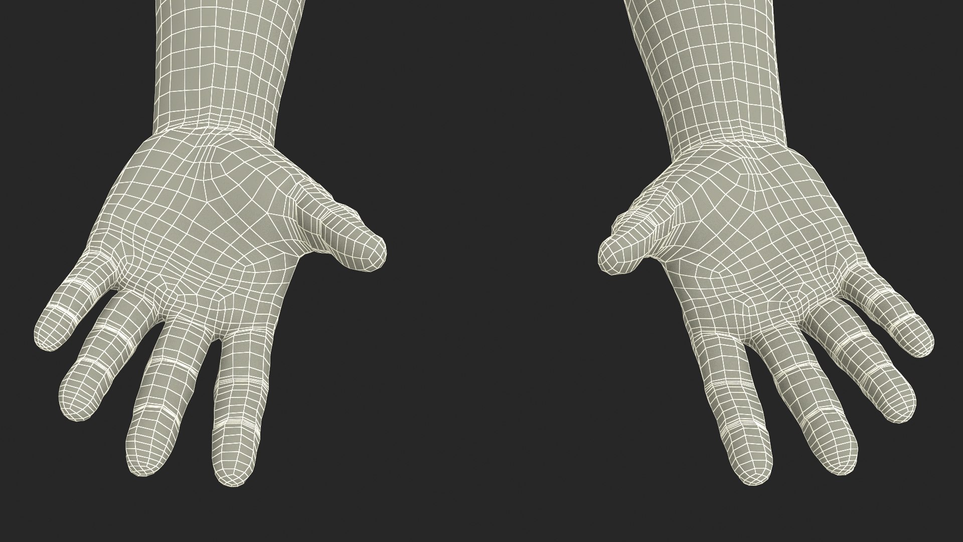 3D Afro American Male Hands Base Pose Model - TurboSquid 2169057