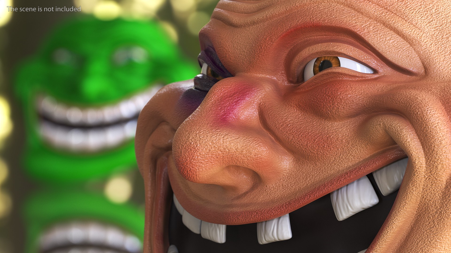 3D Trollface Beaten - TurboSquid 1832858