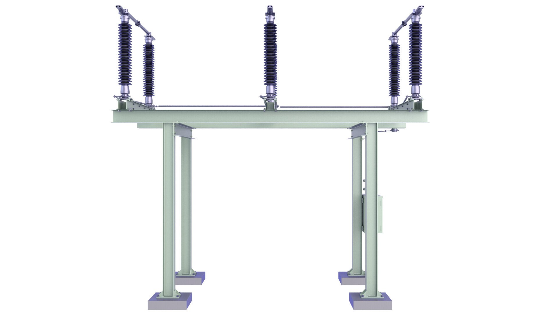 Substation Center Break Disconnector 31 Model - TurboSquid 2098673