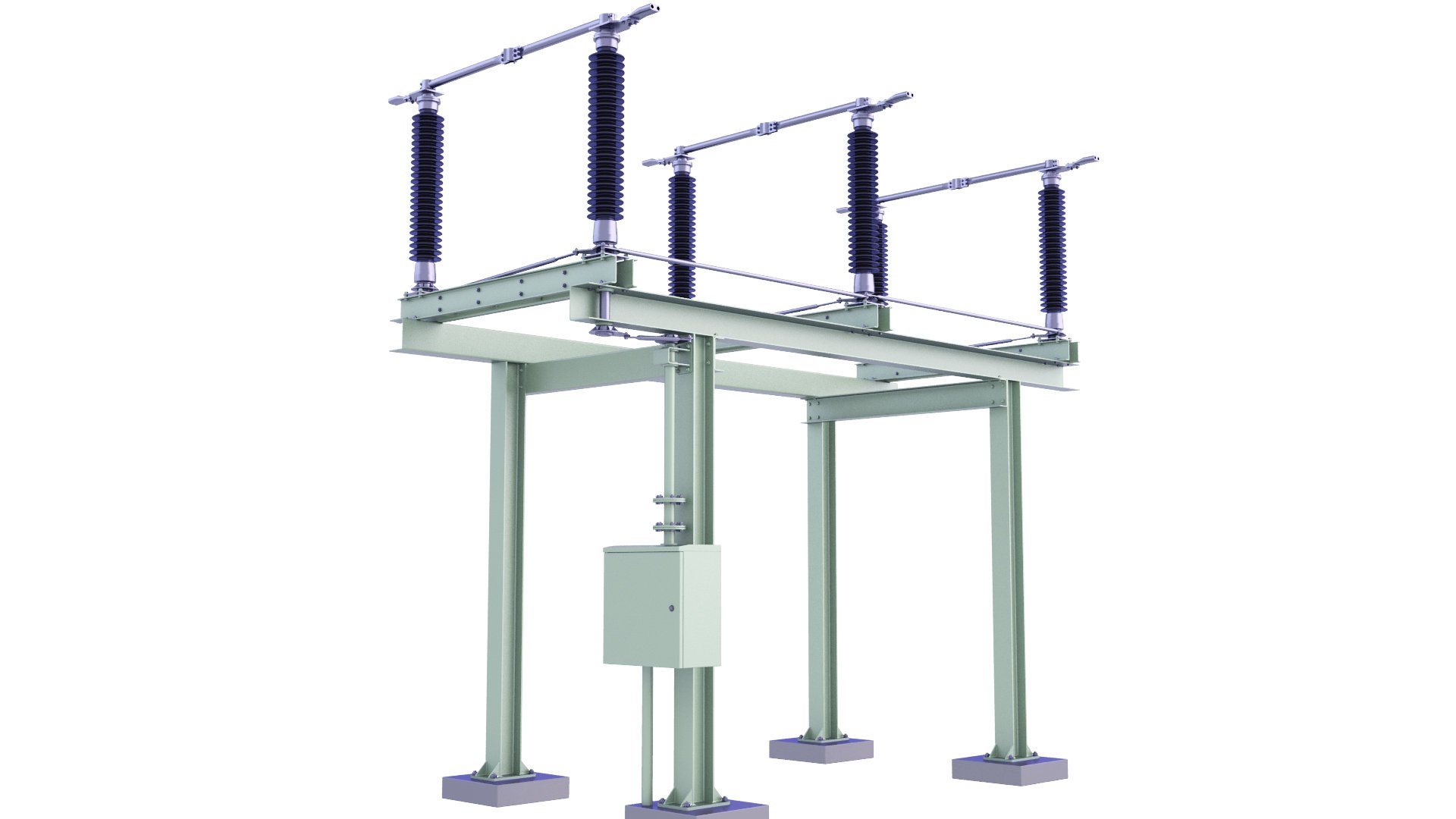 Substation Center Break Disconnector 31 Model - TurboSquid 2098673