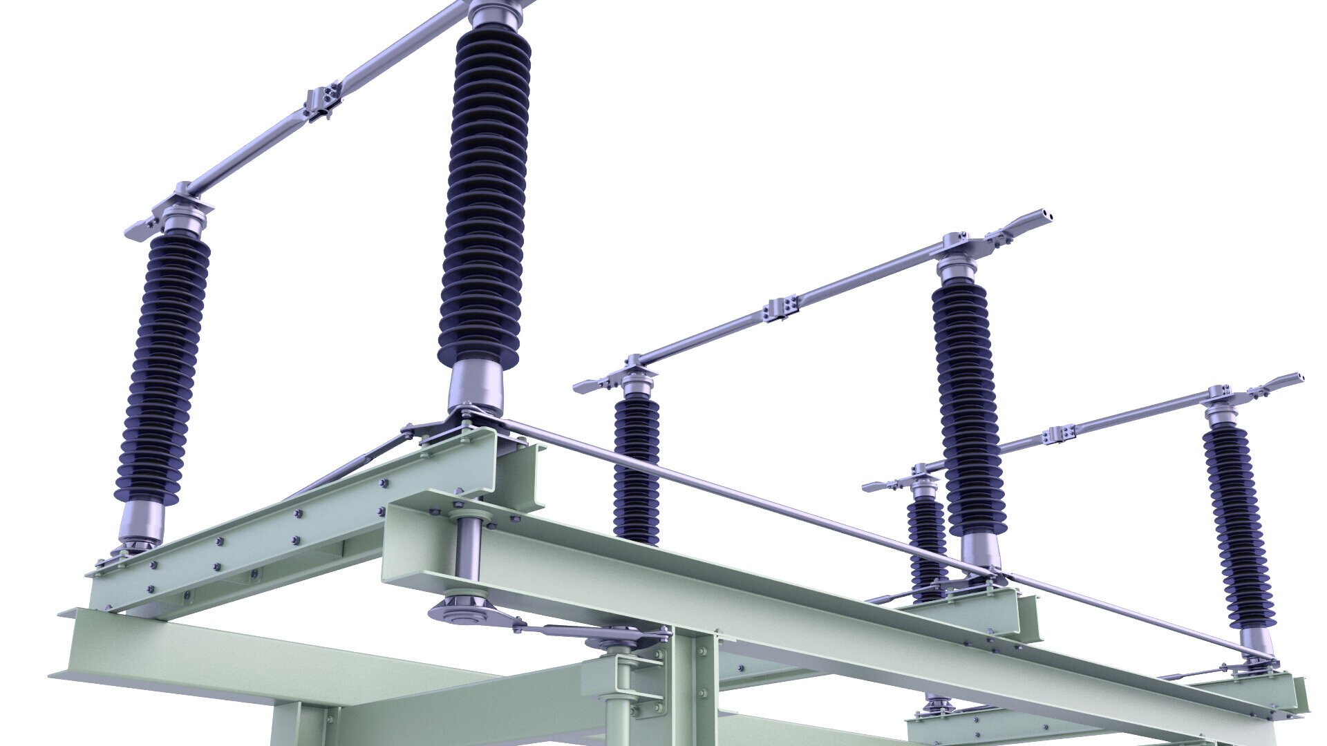 Substation Center Break Disconnector 31 Model - TurboSquid 2098673