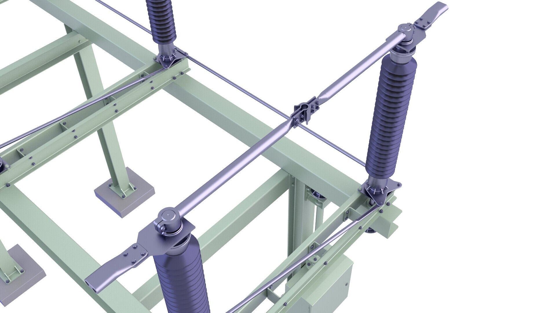 Substation Center Break Disconnector 31 Model - TurboSquid 2098673