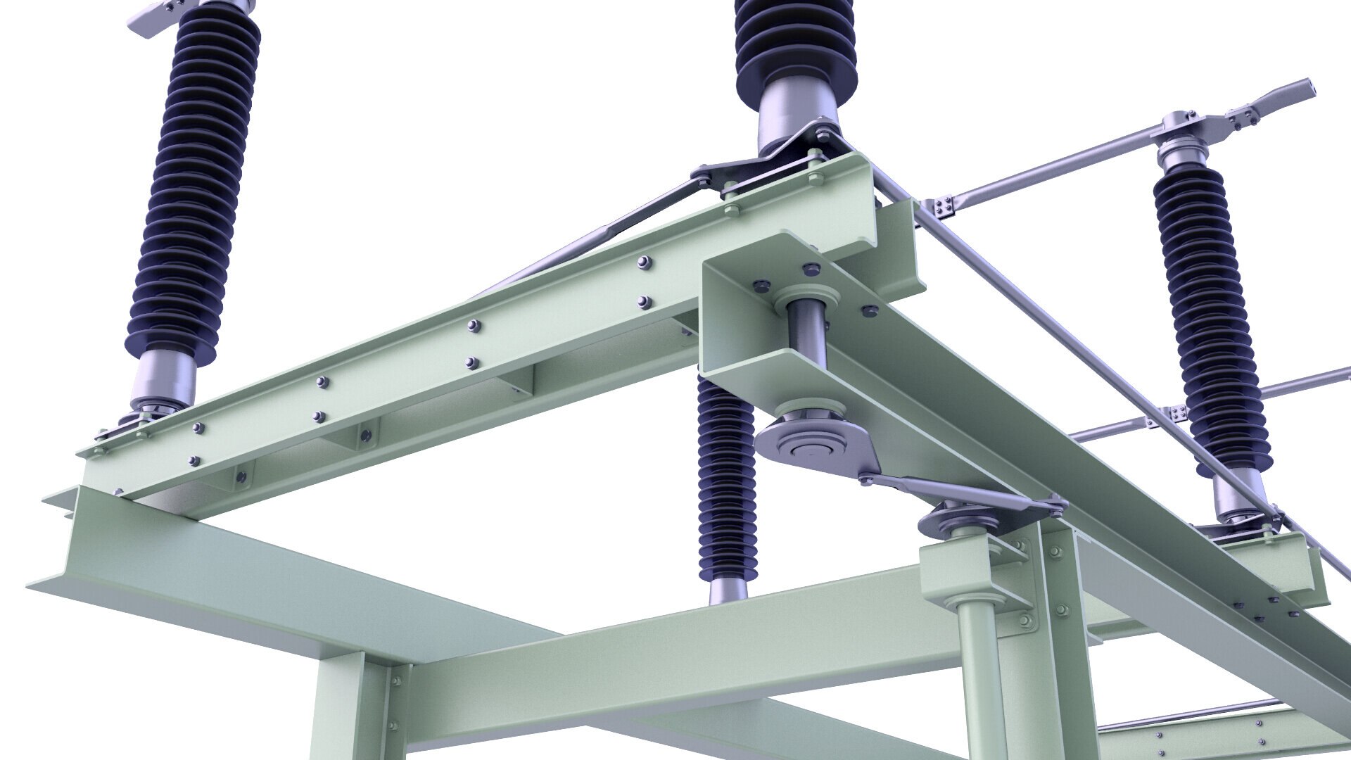 Substation Center Break Disconnector 31 Model - TurboSquid 2098673