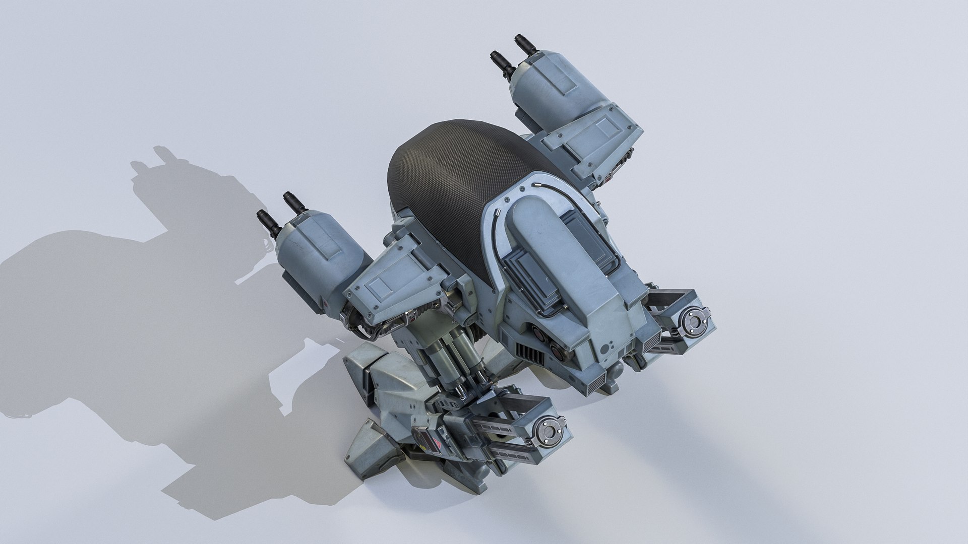 ED 209 OCP Robocop Low-poly 3D Model - TurboSquid 1723240