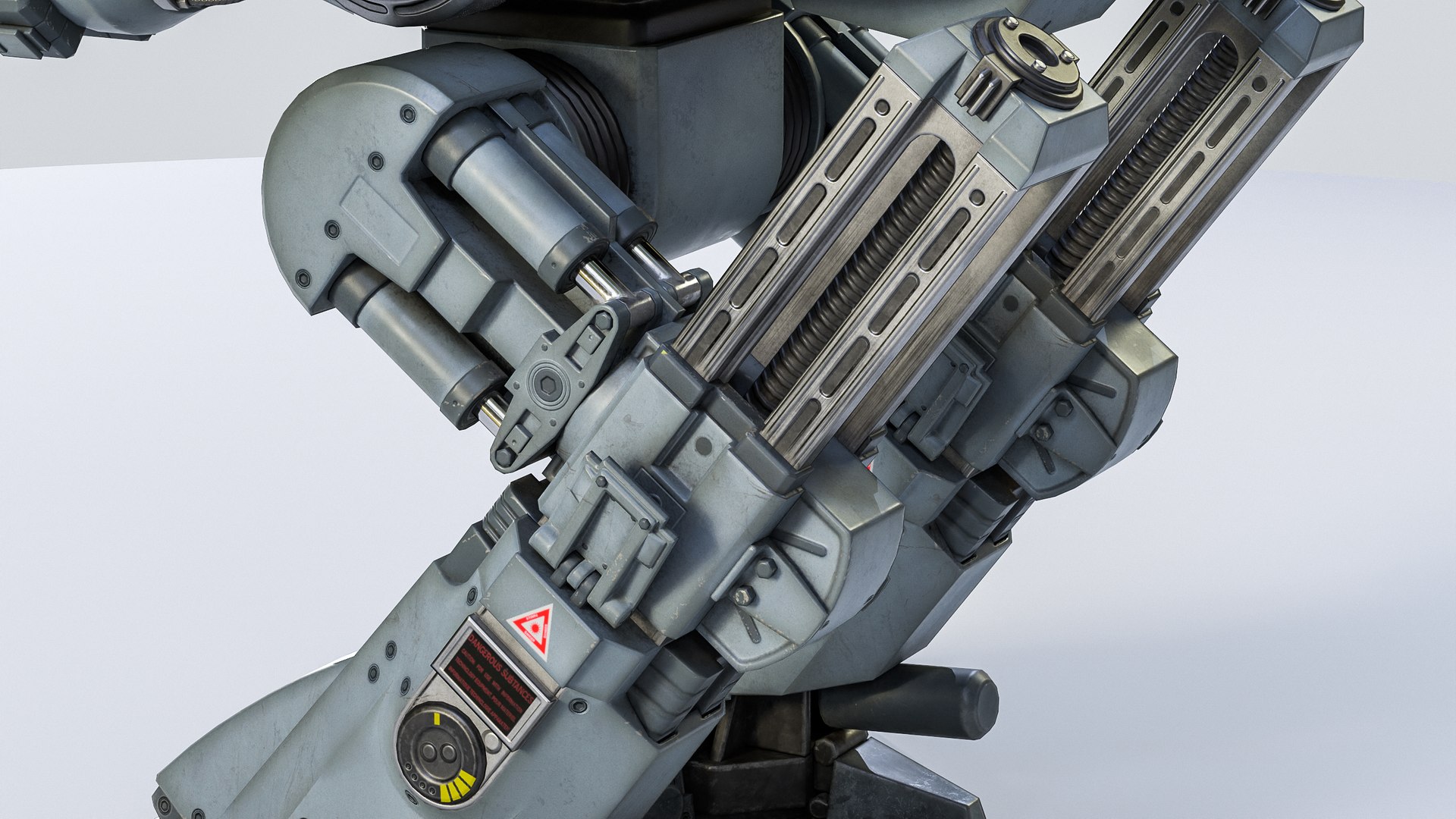 ED 209 OCP Robocop Low-poly 3D Model - TurboSquid 1723240