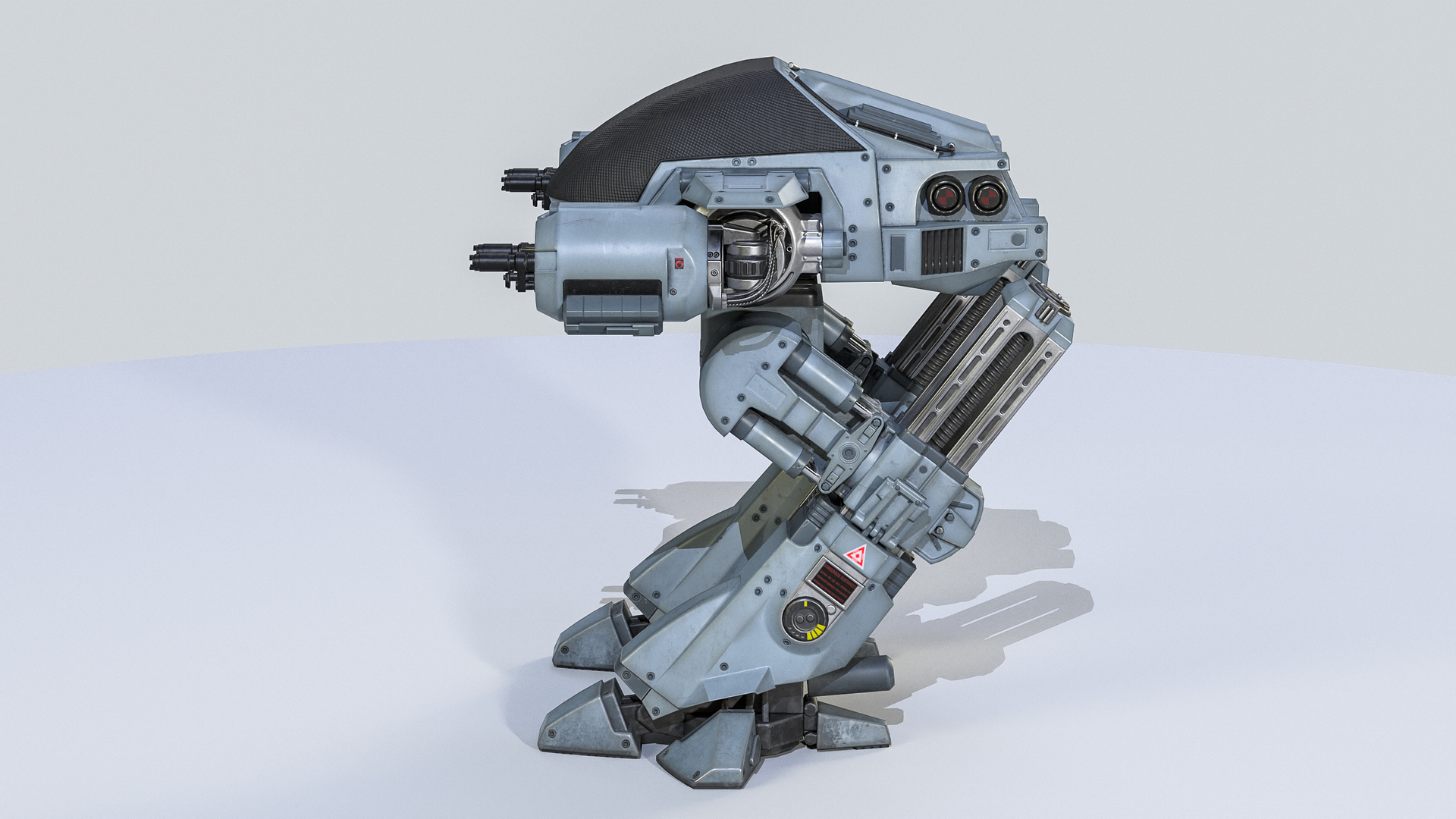 ED 209 OCP Robocop Low-poly 3D model - TurboSquid 1723240