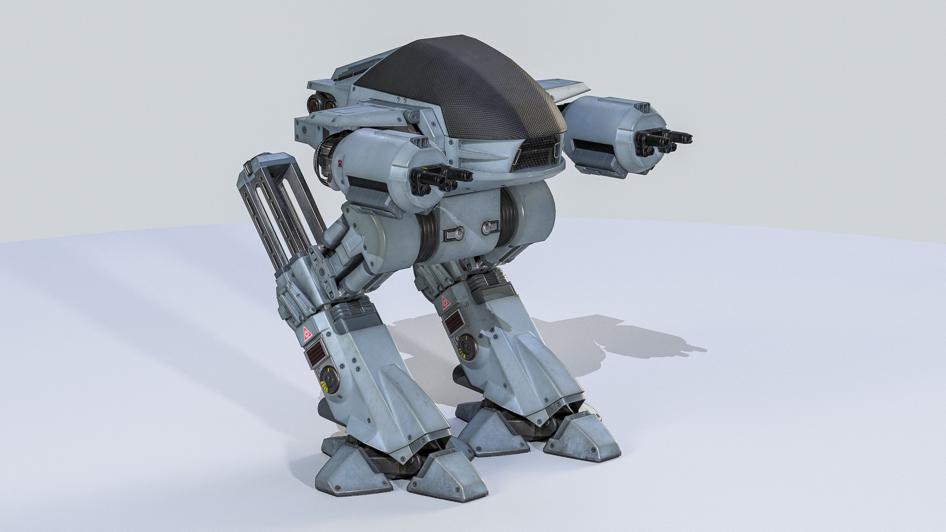 ED 209 OCP Robocop Low-poly 3D Model - TurboSquid 1723240