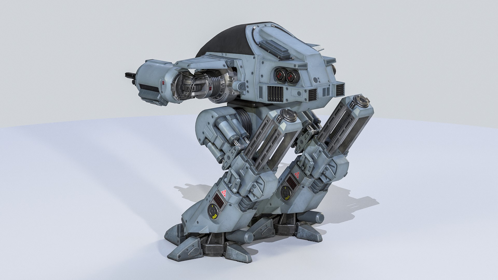ED 209 OCP Robocop Low-poly 3D Model - TurboSquid 1723240
