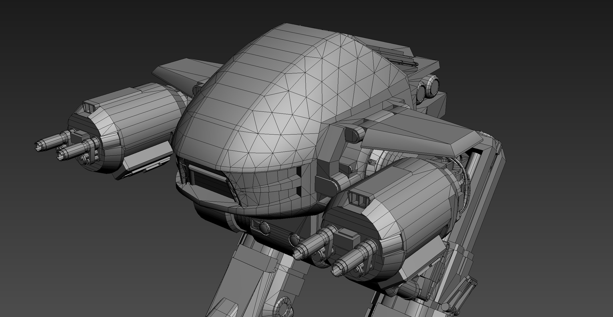 modèle 3D de ED 209 OCP Robocop Low-poly - TurboSquid 1723240