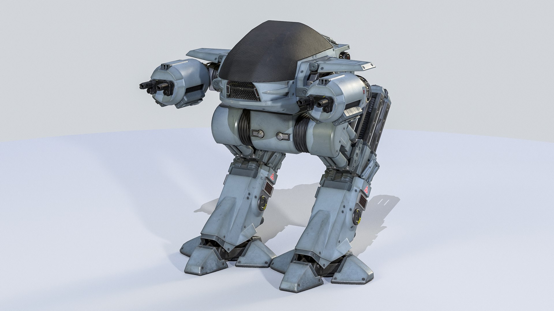 ED 209 OCP Robocop Low-poly 3D Model - TurboSquid 1723240