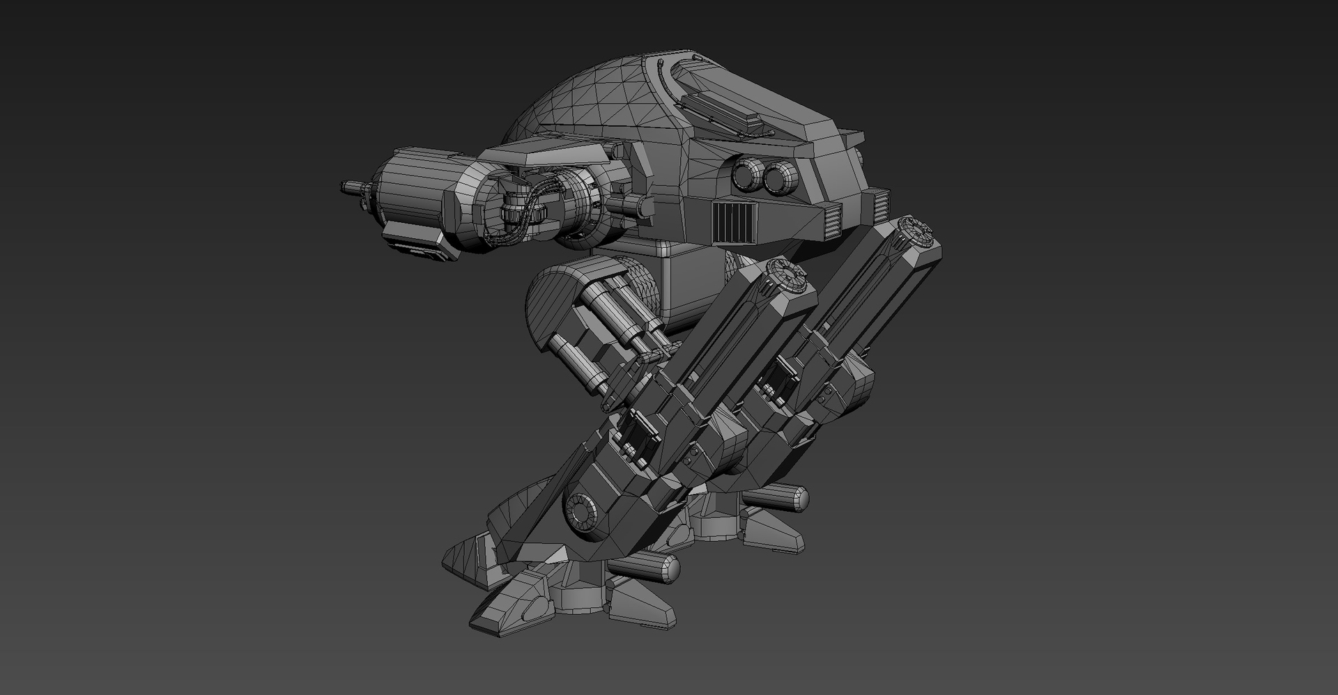ED 209 OCP Robocop Low-poly 3D model - TurboSquid 1723240