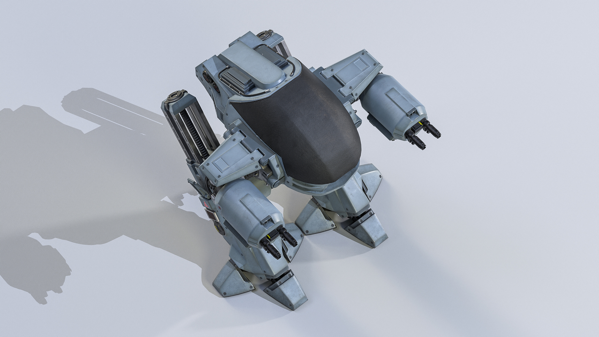 ED 209 OCP Robocop Low-poly 3D model - TurboSquid 1723240