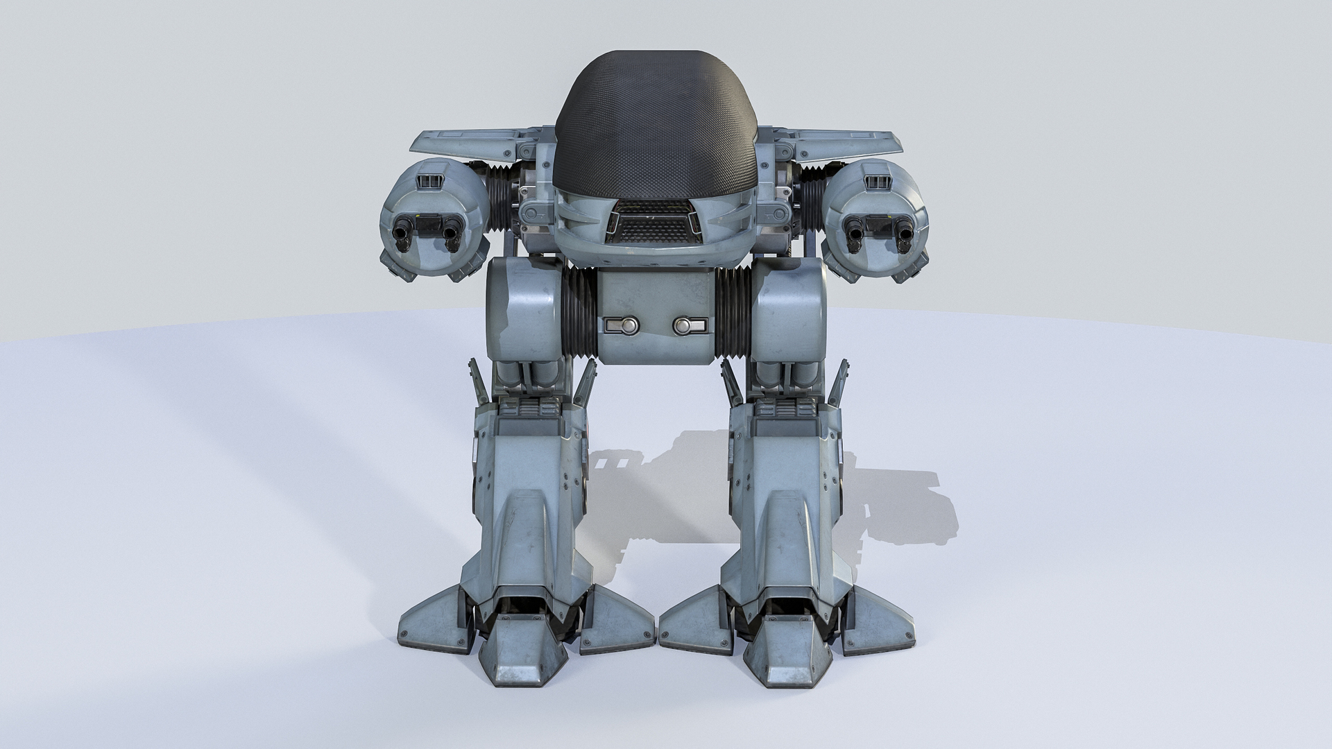ED 209 OCP Robocop Low-poly 3D 모델 - TurboSquid 1723240