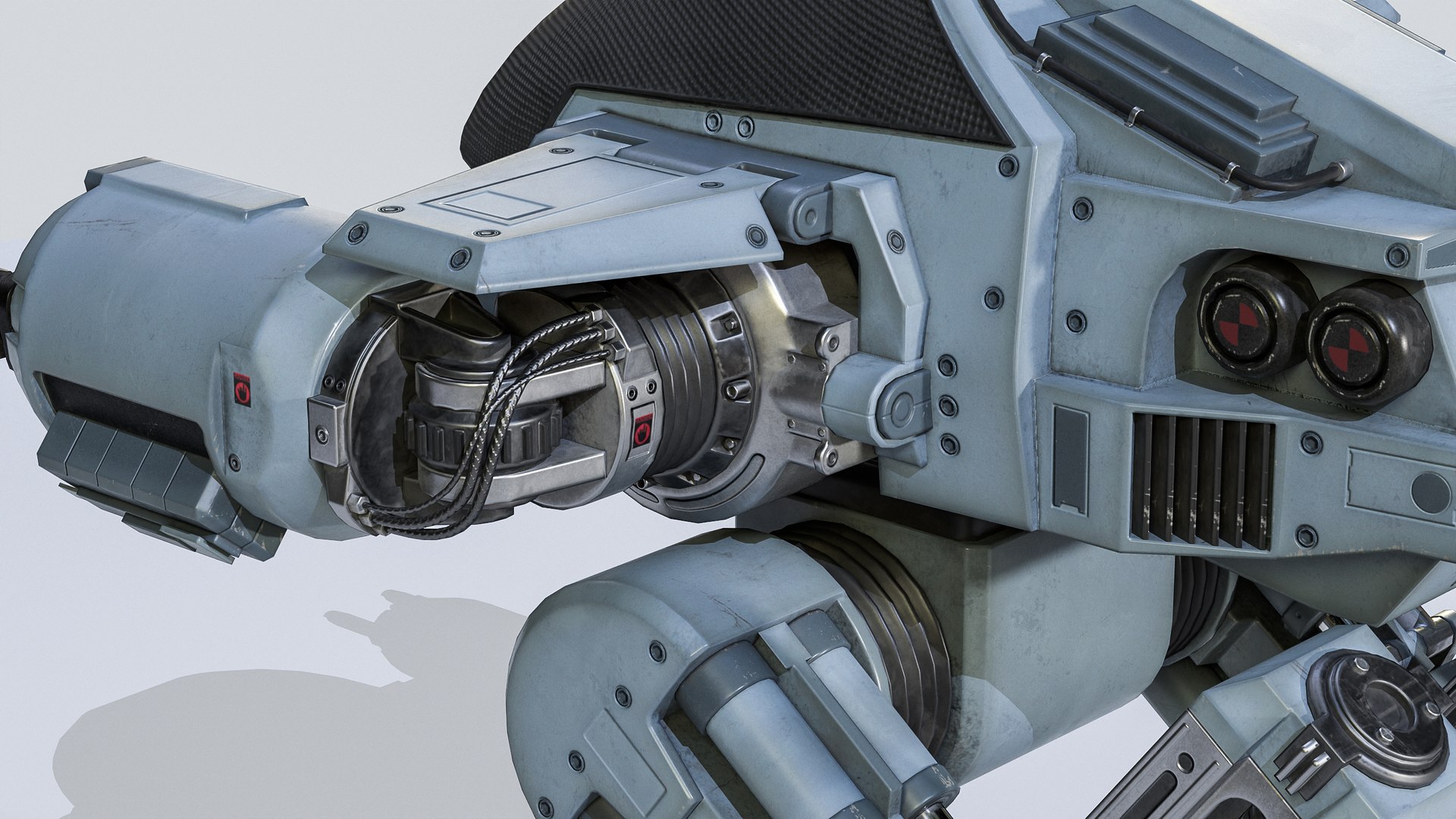 ED 209 OCP Robocop Low-poly 3D Model - TurboSquid 1723240