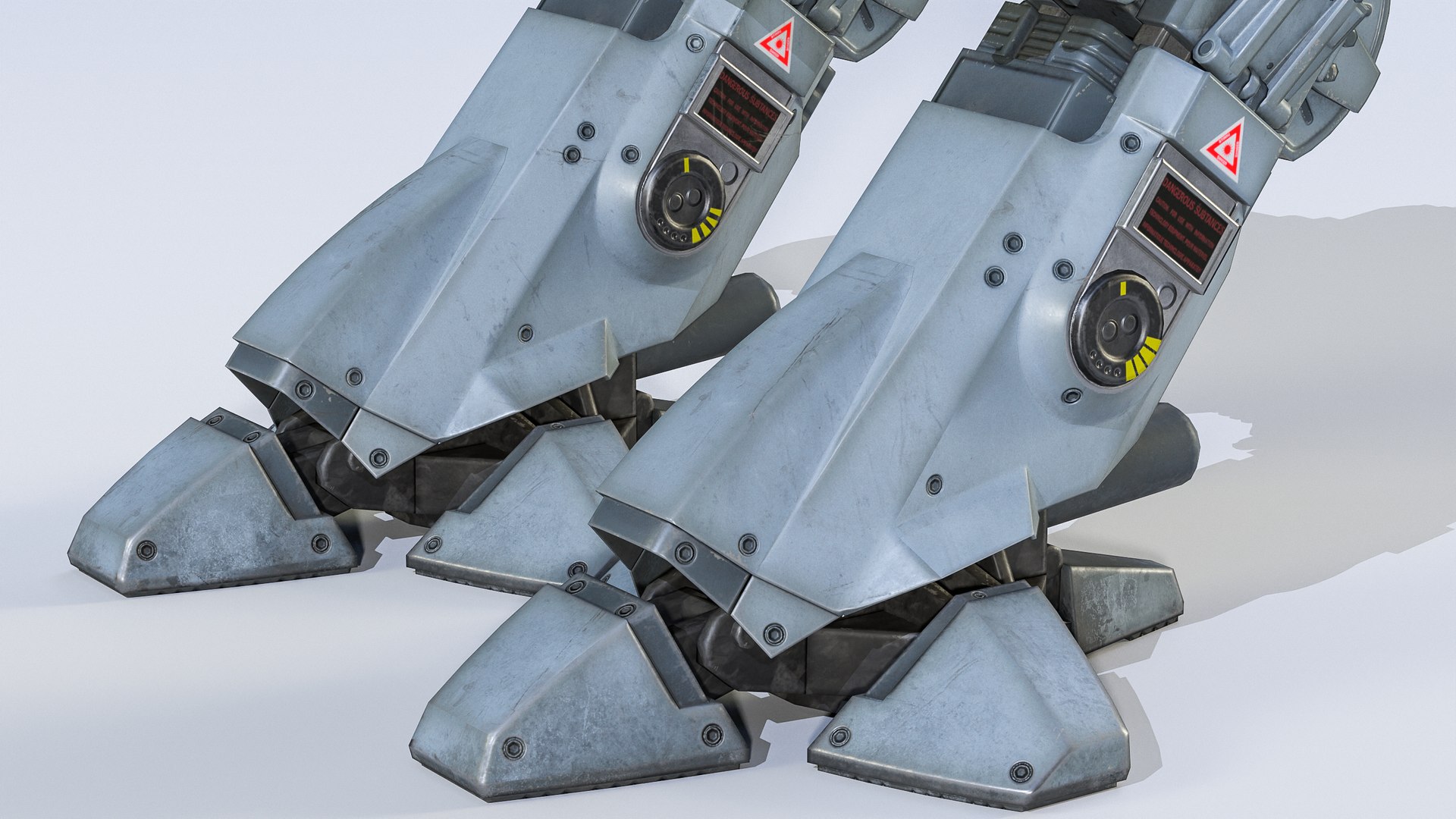 ED 209 OCP Robocop Low-poly 3D Model - TurboSquid 1723240