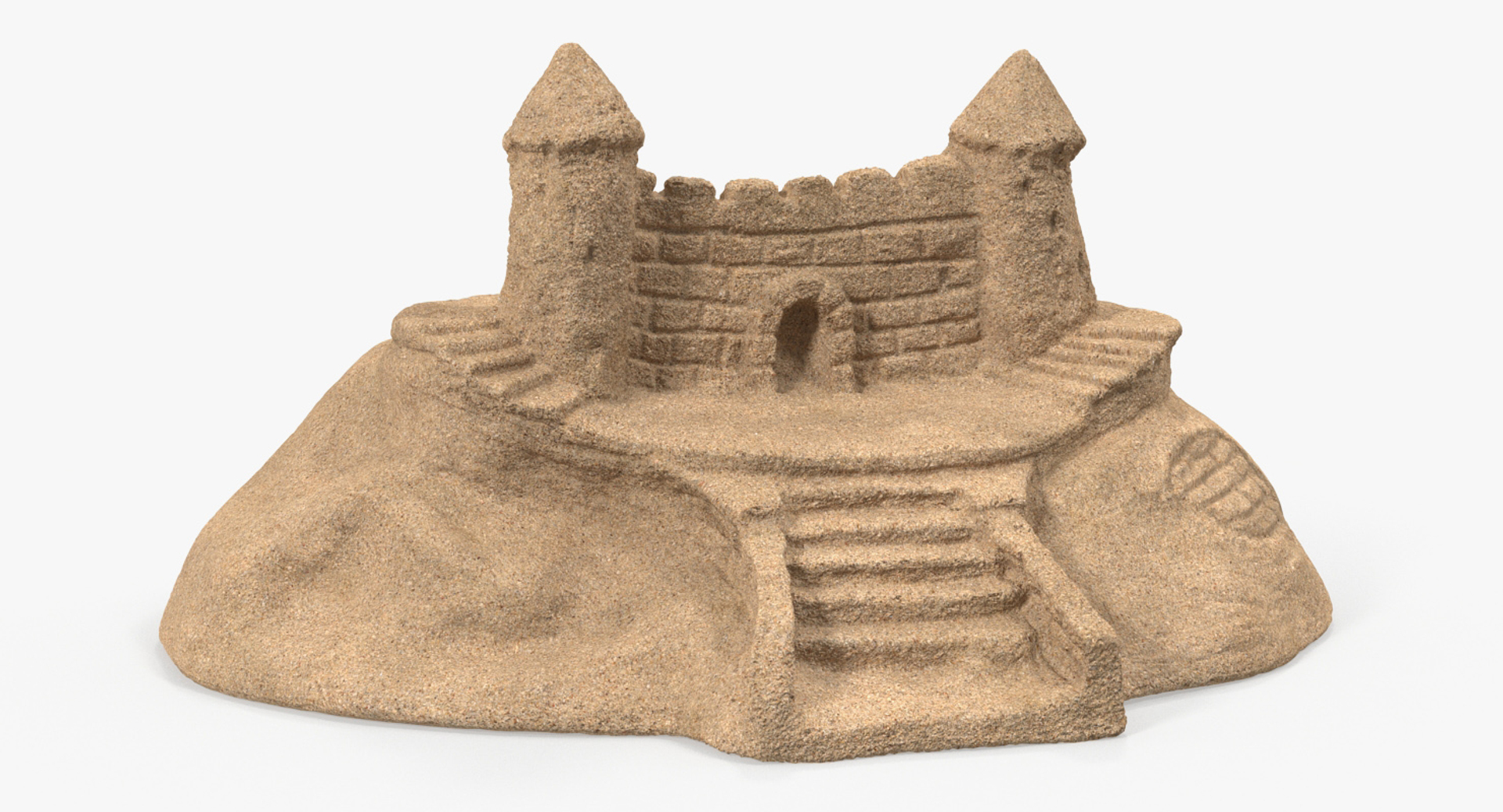 Sand Castle Model - TurboSquid 1297462