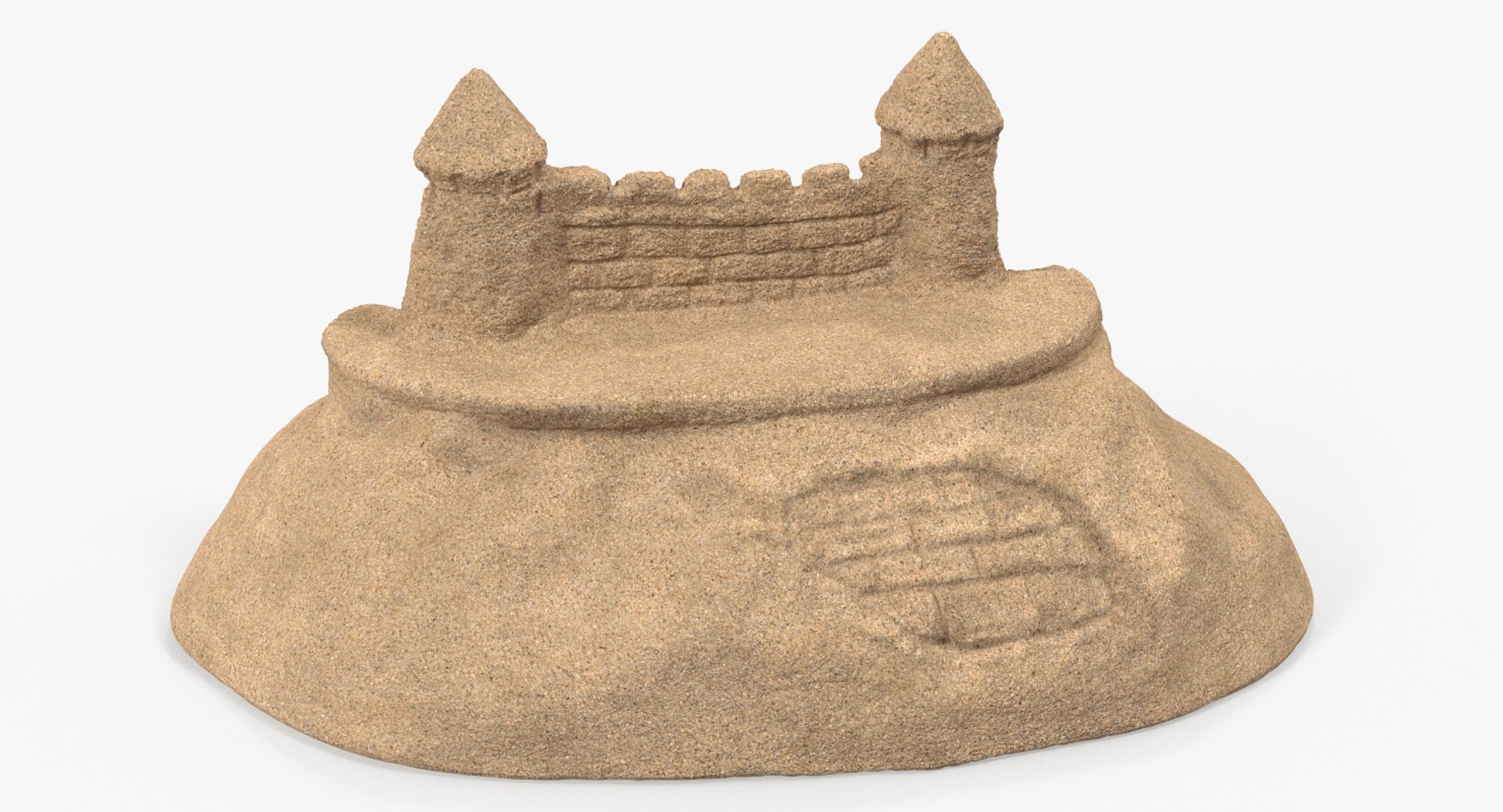 Sand Castle Model - TurboSquid 1297462