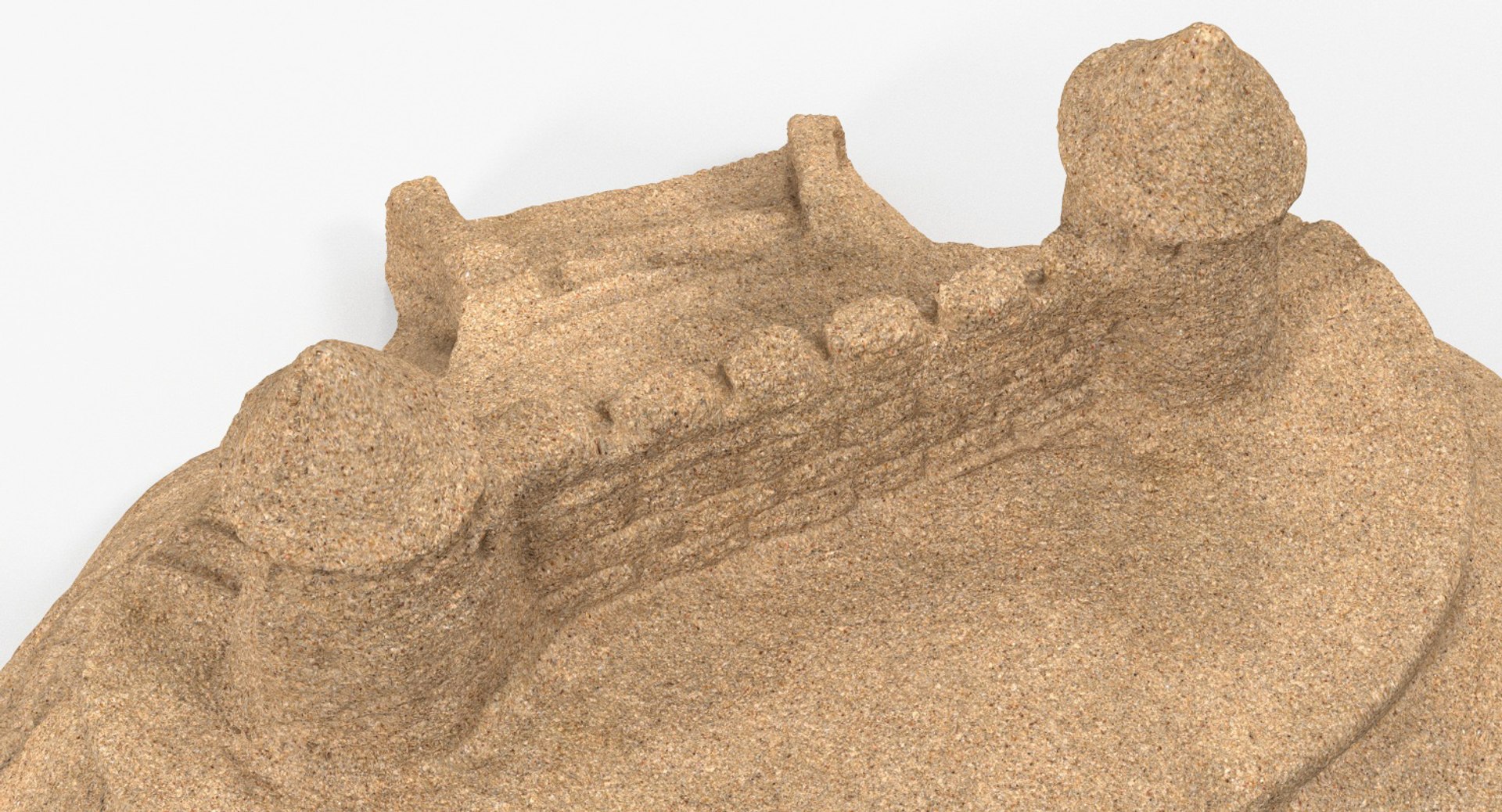 Sand Castle Model - TurboSquid 1297462