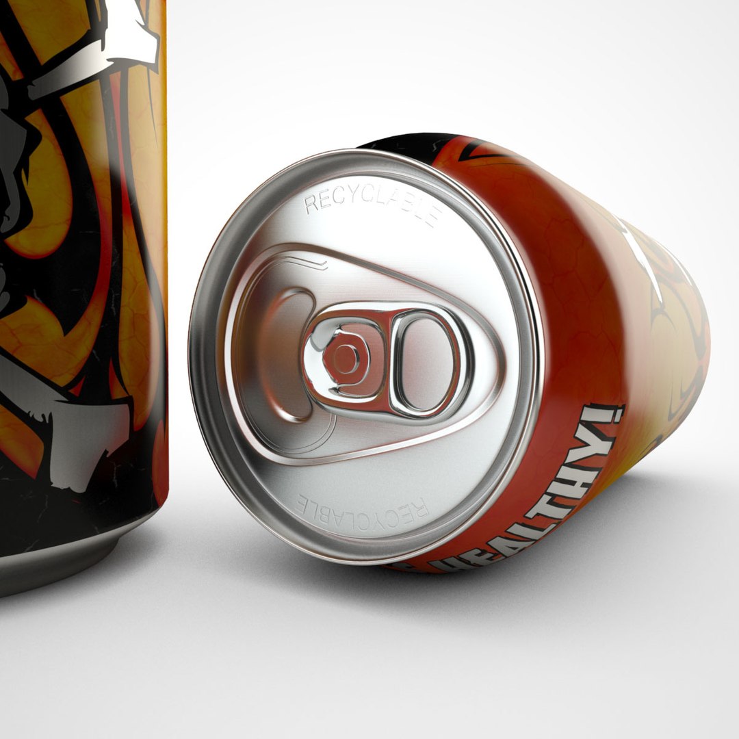 3d Model Pop Soda Cans