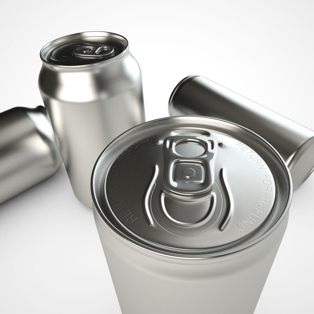 3d Model Pop Soda Cans