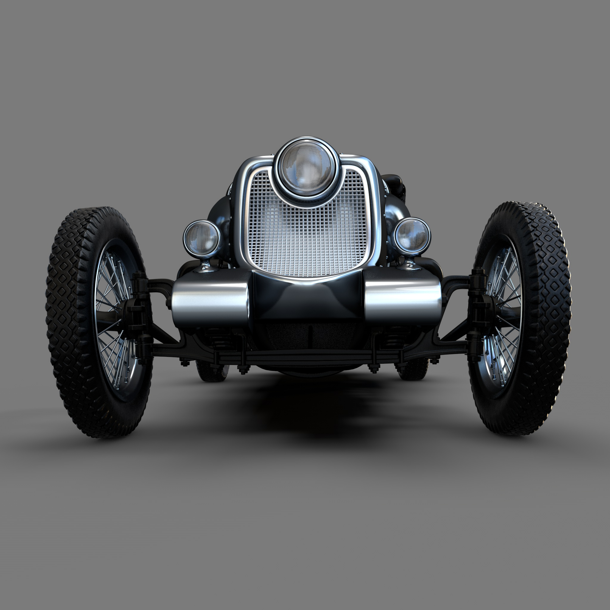 Vintage sport car 3D model - TurboSquid 1709678