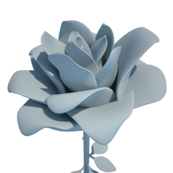 3d rose model