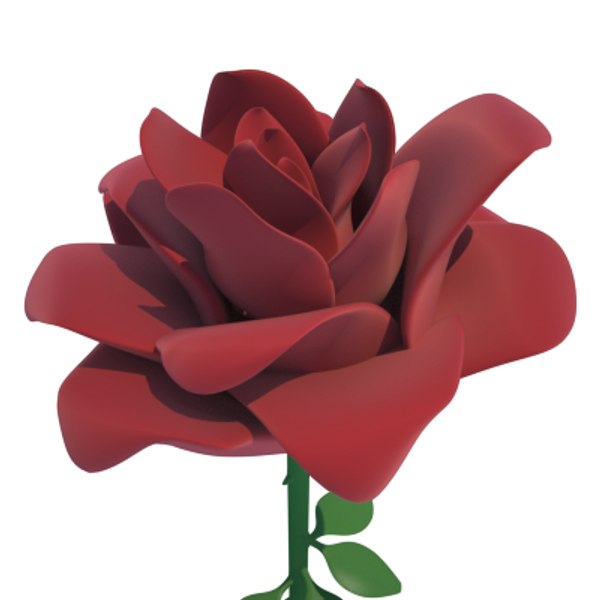 3d rose model