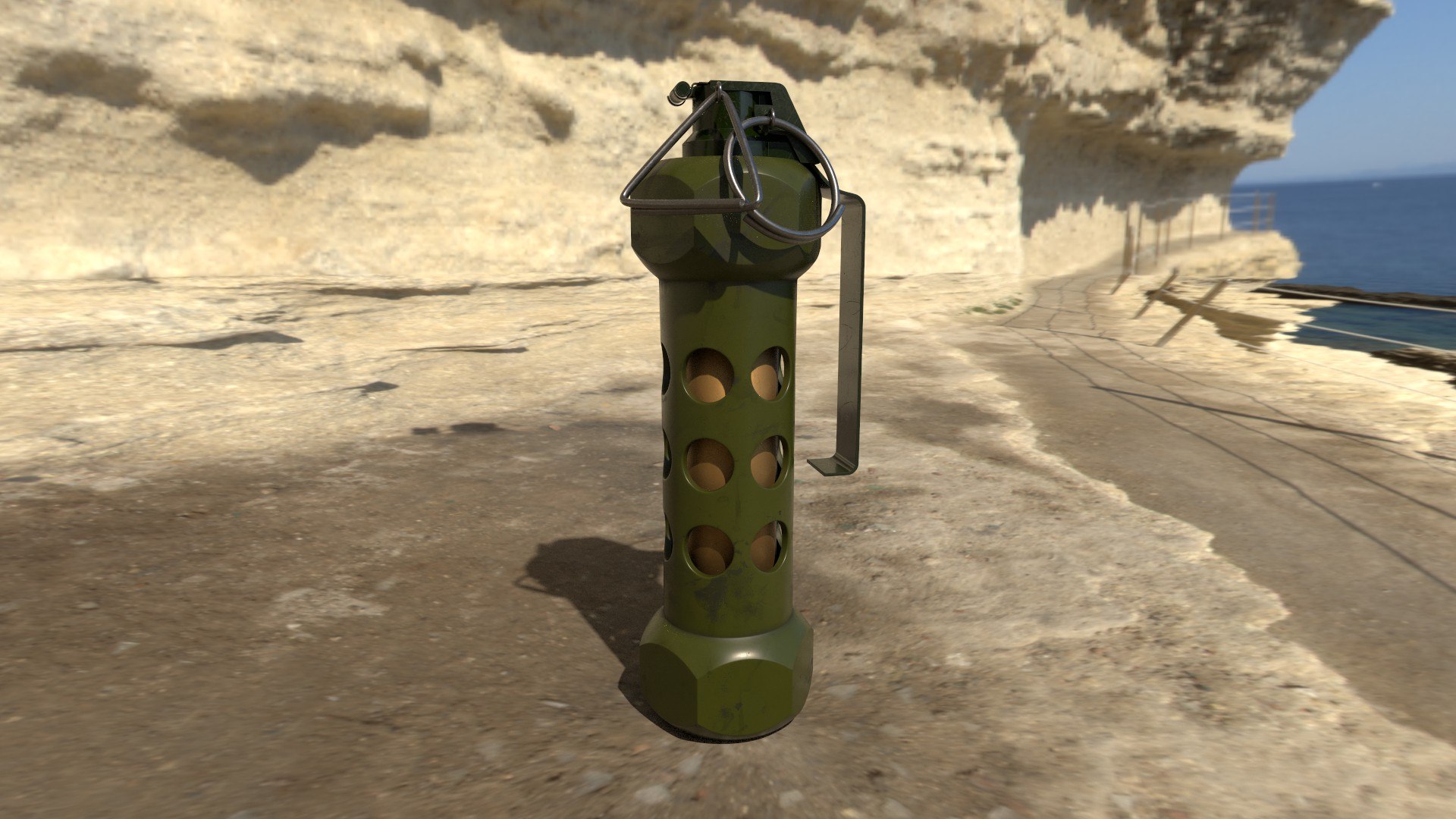 3D Flashbang Grenade Model - TurboSquid 2381402