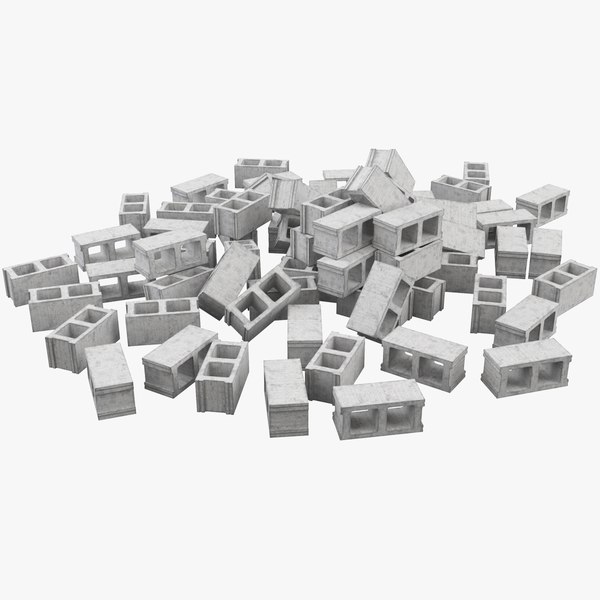 Free 3D Cinder-Block Models | TurboSquid