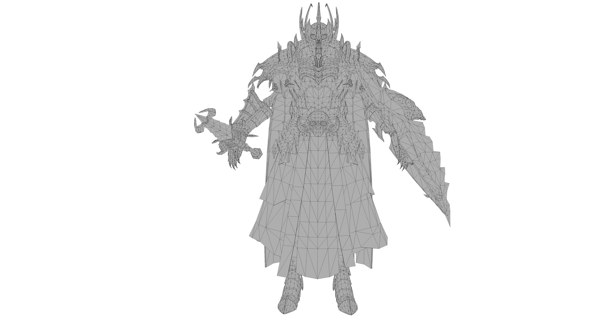 Dark Fantasy Skeleton Armored Warrior 3D Model 3D Model - TurboSquid ...