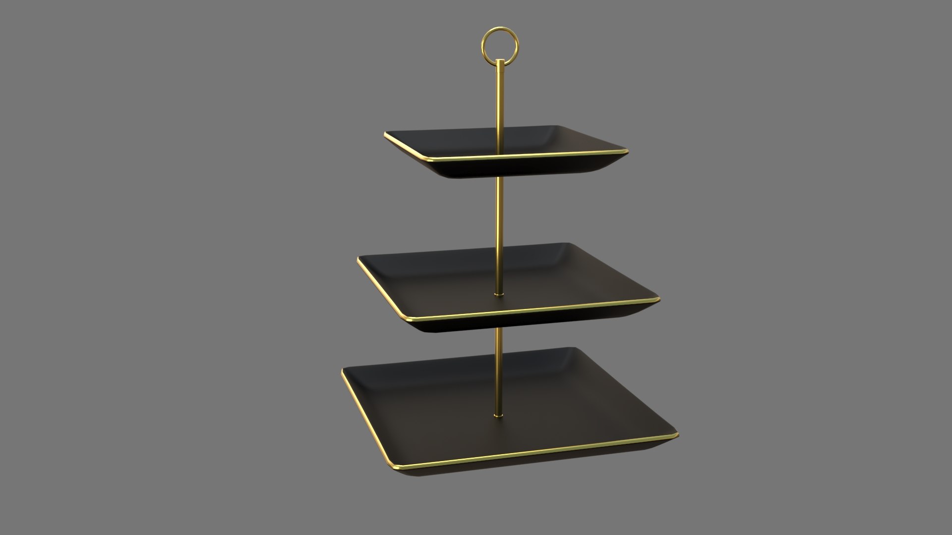 3D Square Plate Stand Collection - TurboSquid 2347020