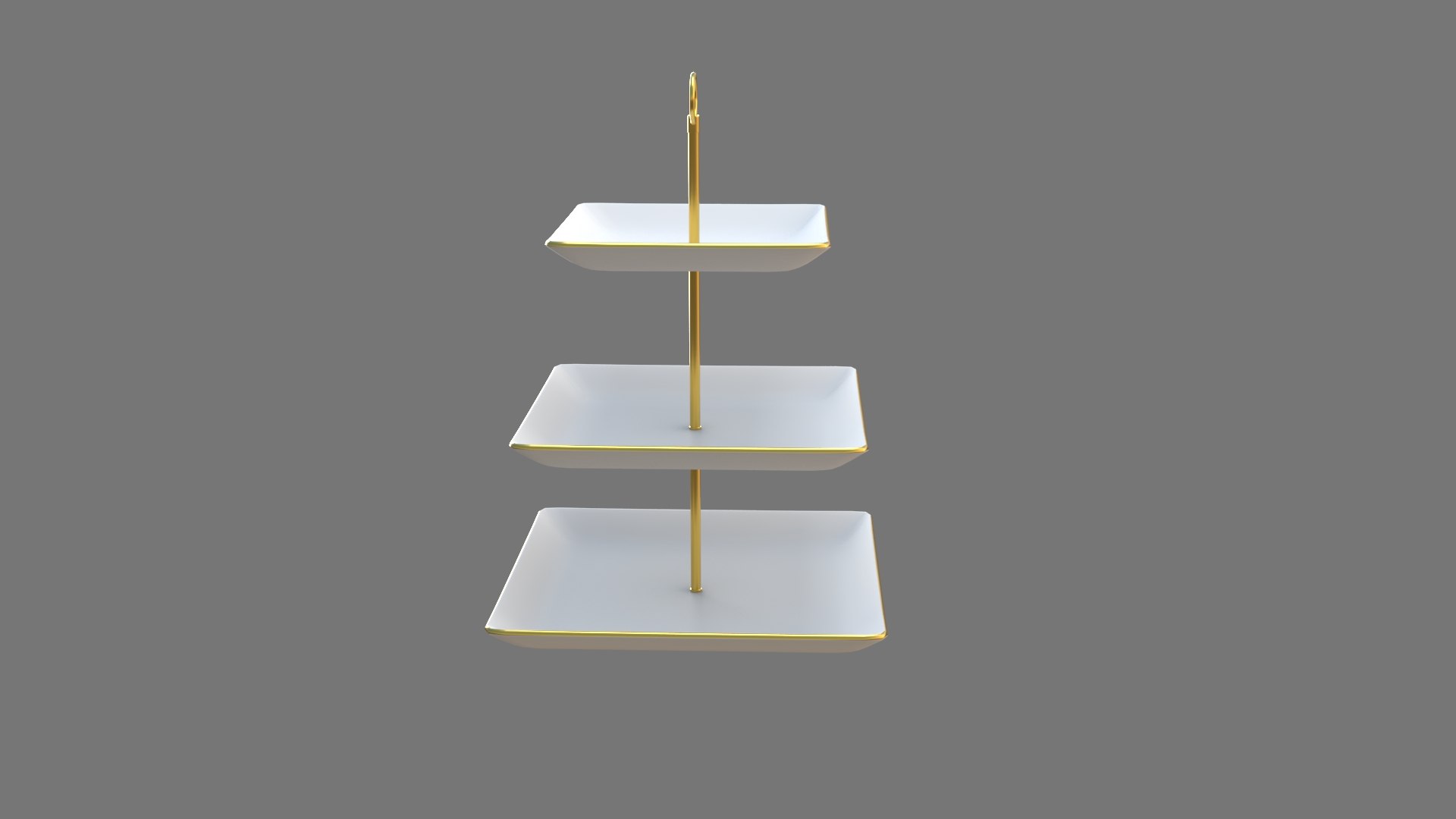 3D Square Plate Stand Collection - TurboSquid 2347020