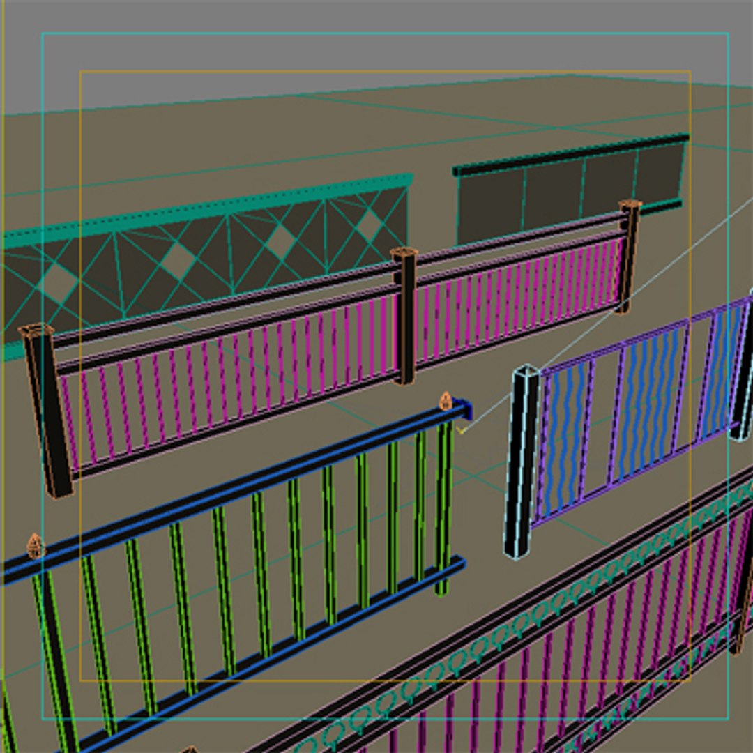 3d railings design