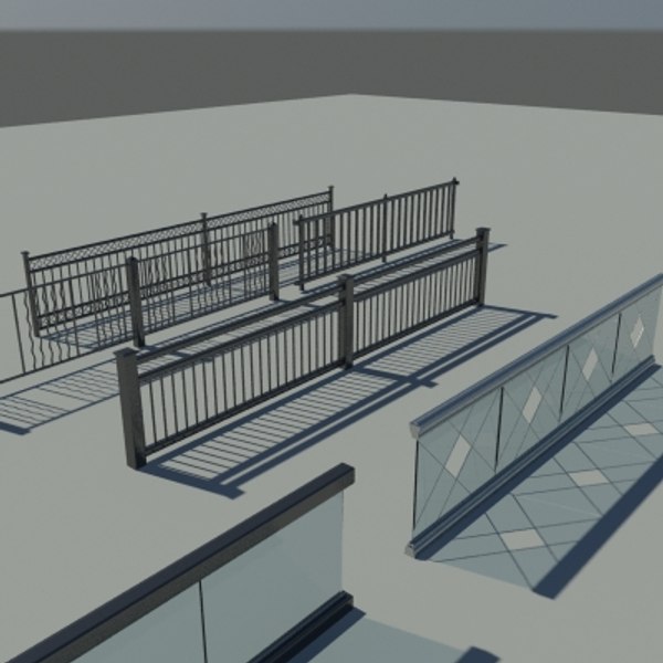 3d railings design