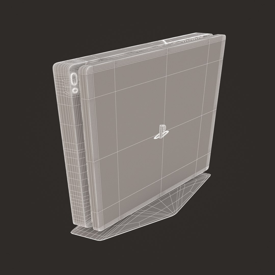 ps4 slim 3d max