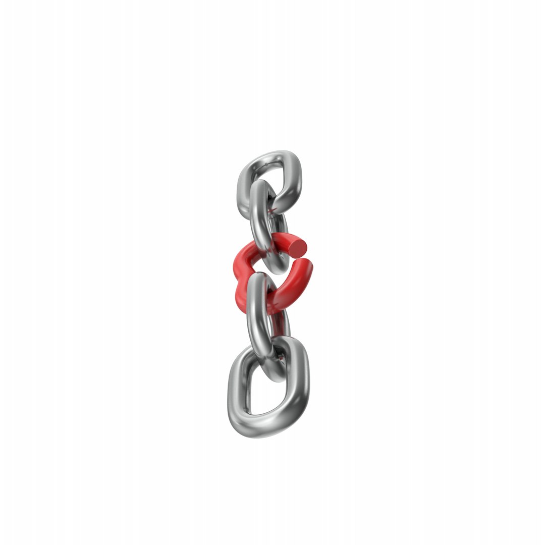 3D Broken Chain - TurboSquid 2203639