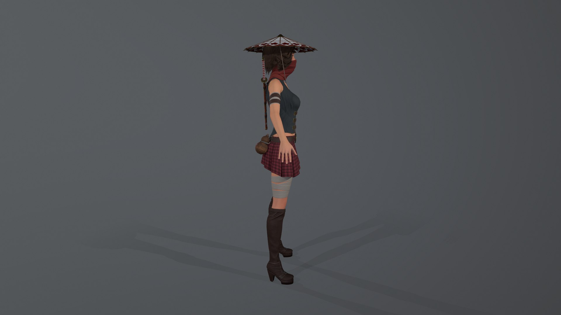 3D Shadow Woman - TurboSquid 1724768