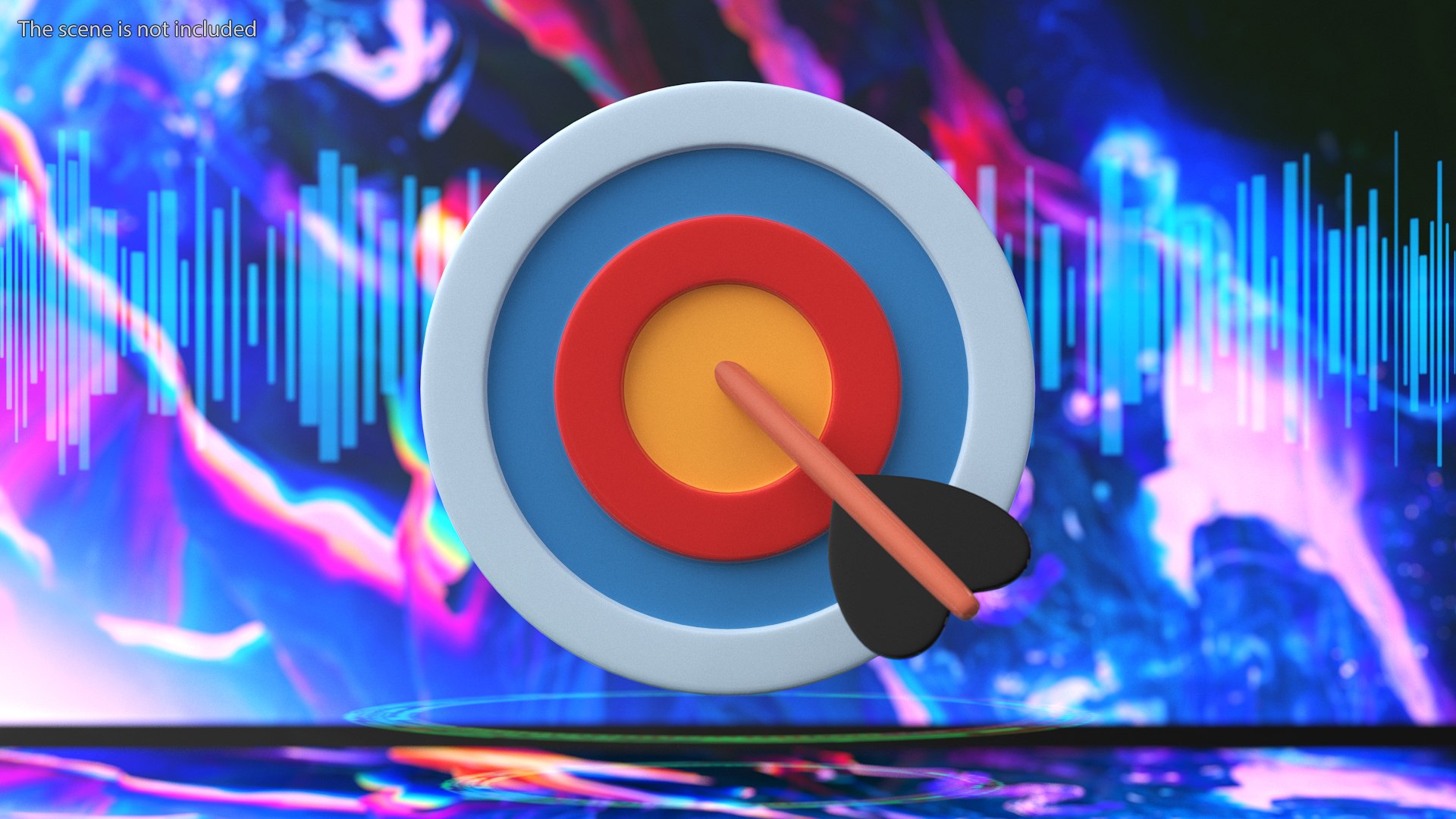 Bullseye Emoji 3D - TurboSquid 1867991