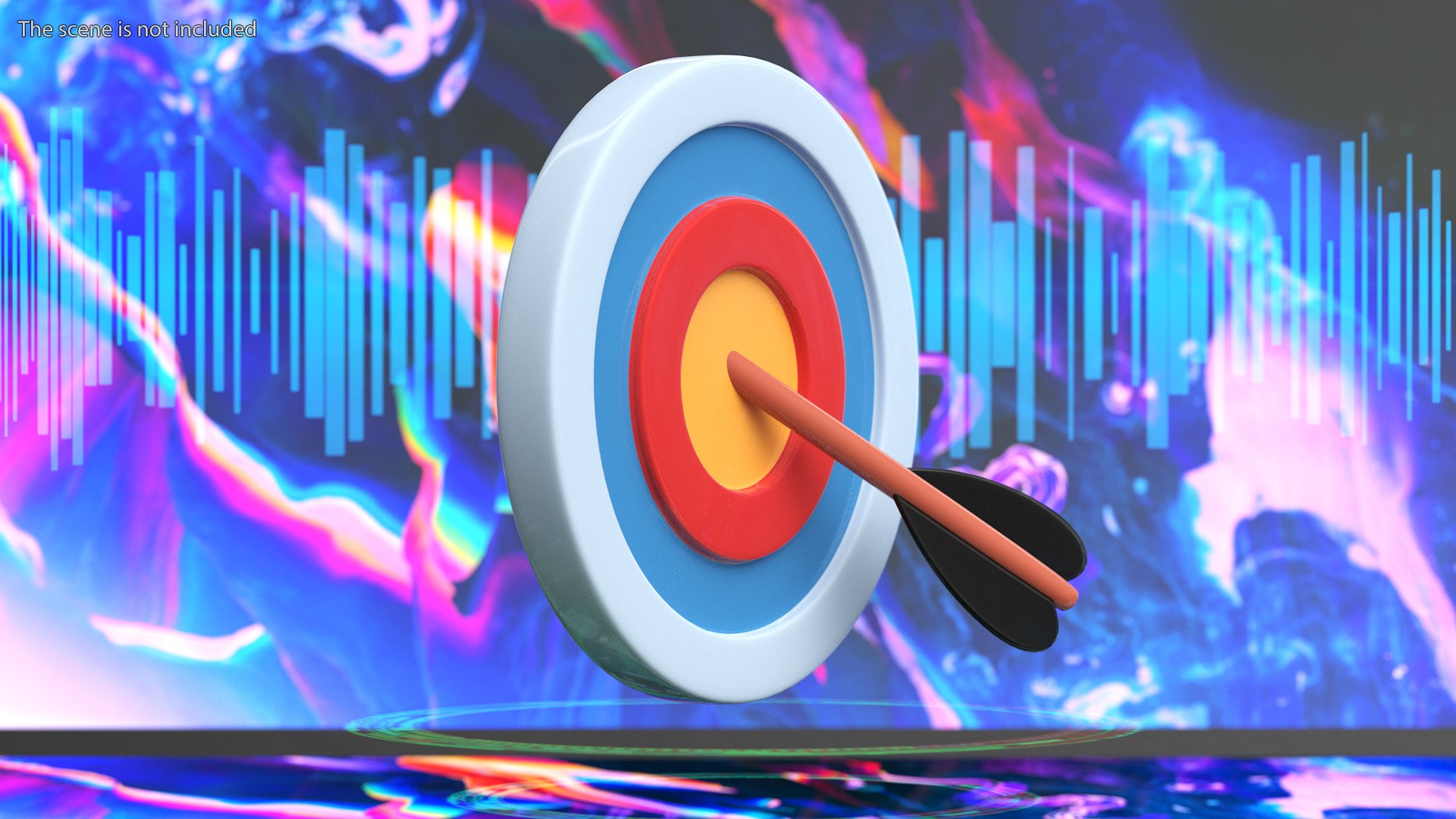 Bullseye Emoji 3D - TurboSquid 1867991