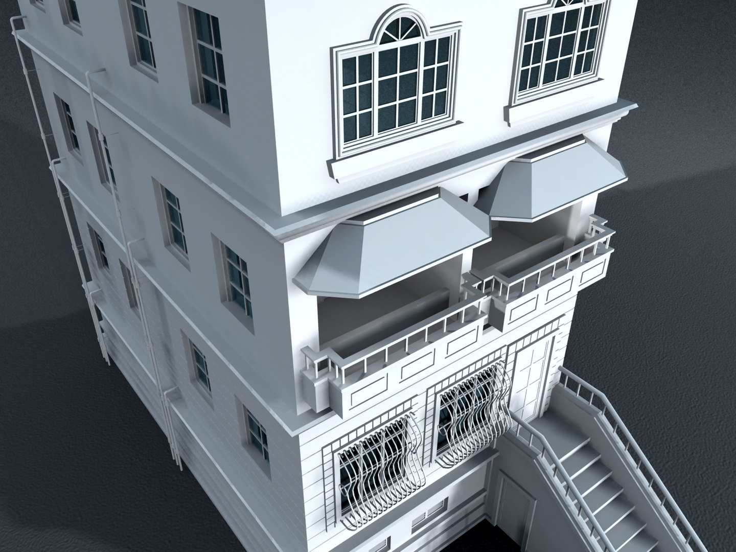 3d model building