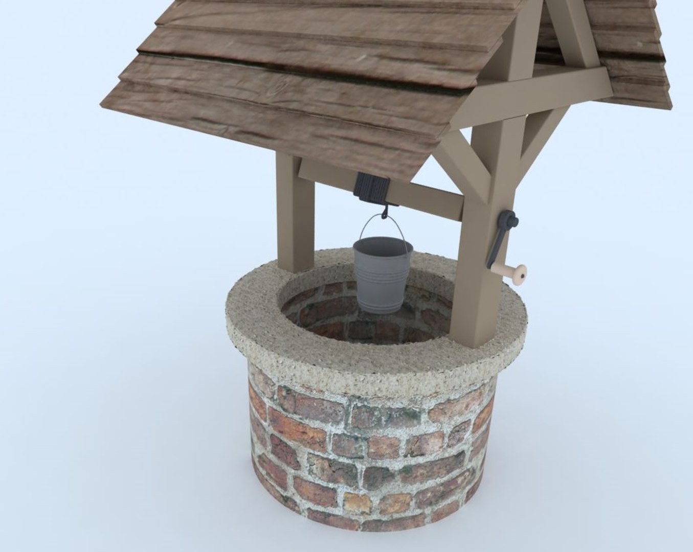 3d Model Old Well