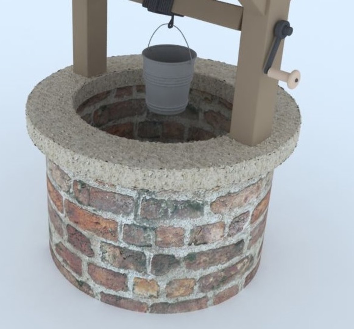 3d Model Old Well