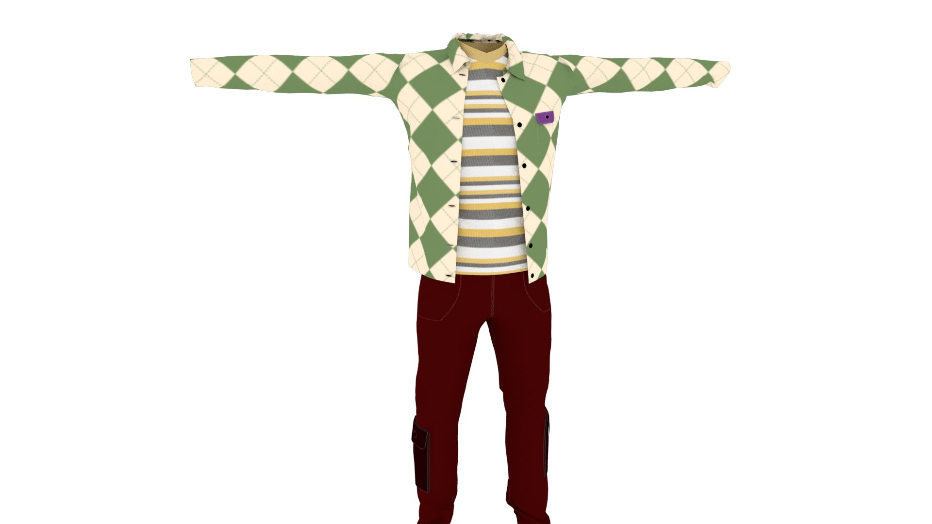 Clothing 3D Model - TurboSquid 2110300