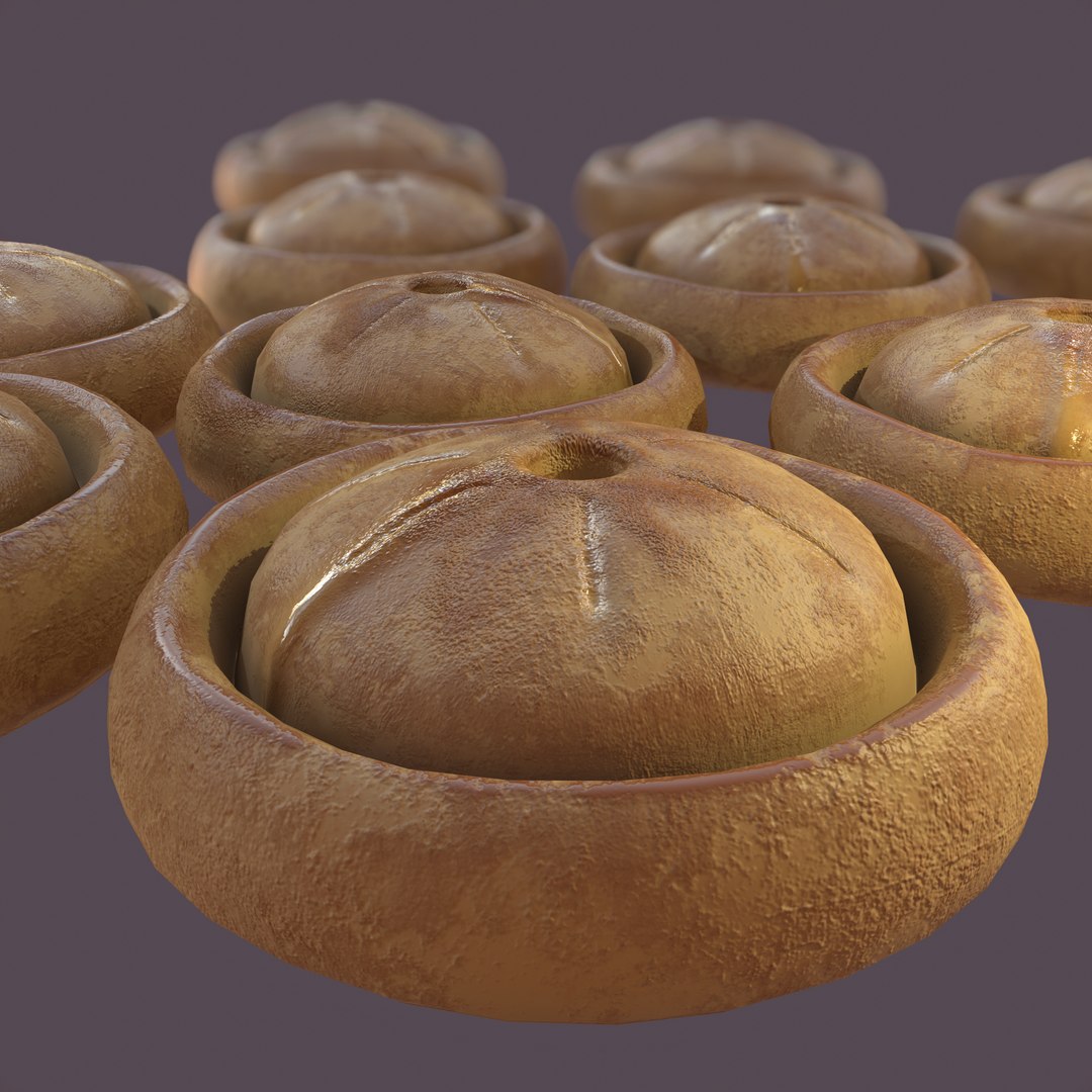 Medieval meat pie 3D model - TurboSquid 1430874